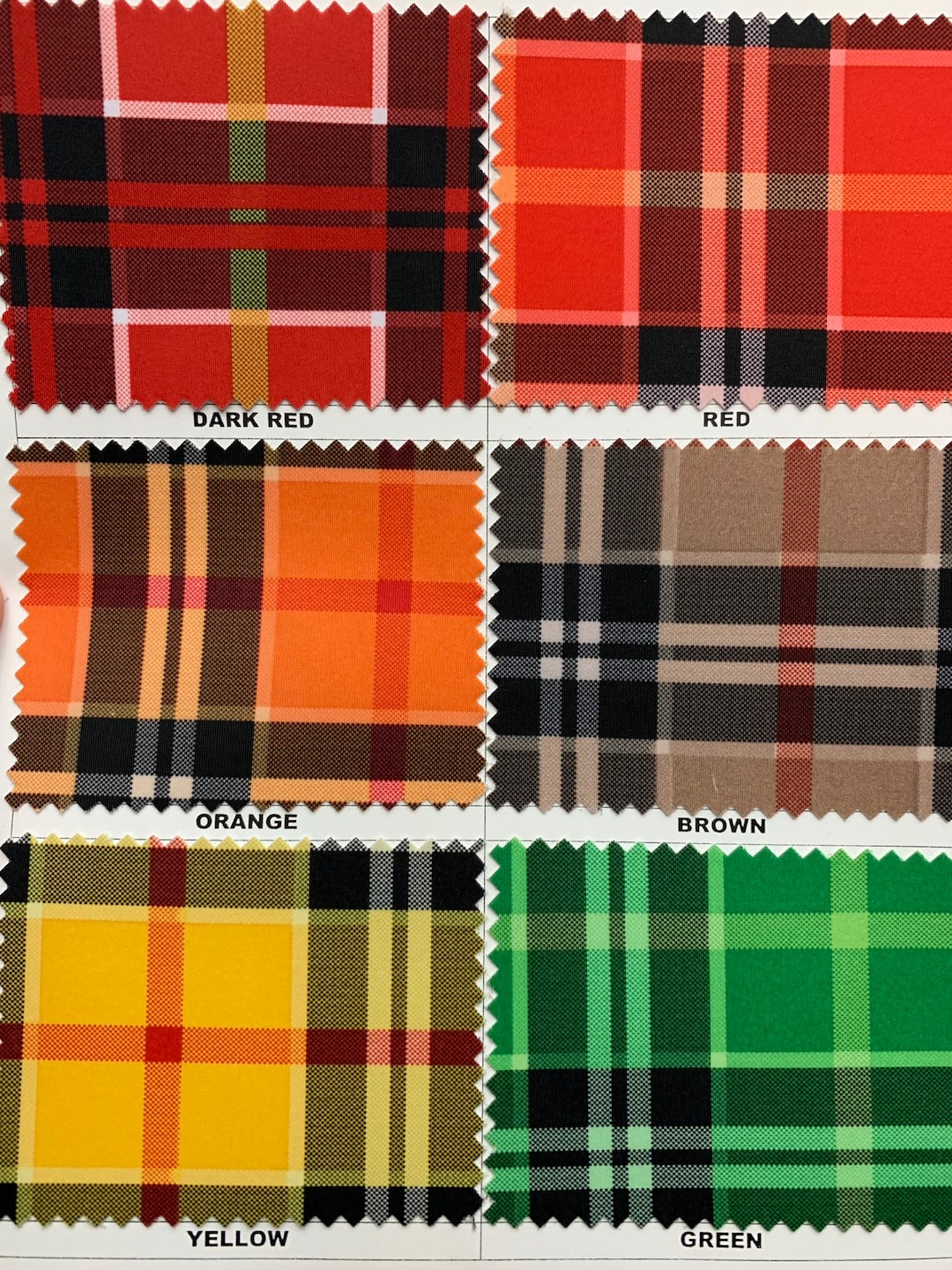 NEW Designer Fabric Modern Plaid Design Print on Great Quality of Nylon ...