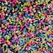 Deluxe Sequins Multi Pastel Colors Embroidered on Stretch Velvet 4-way ...