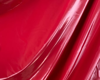 Shiny 4 Way Stretch Neon Orange Latex With Thick Spandex - Etsy