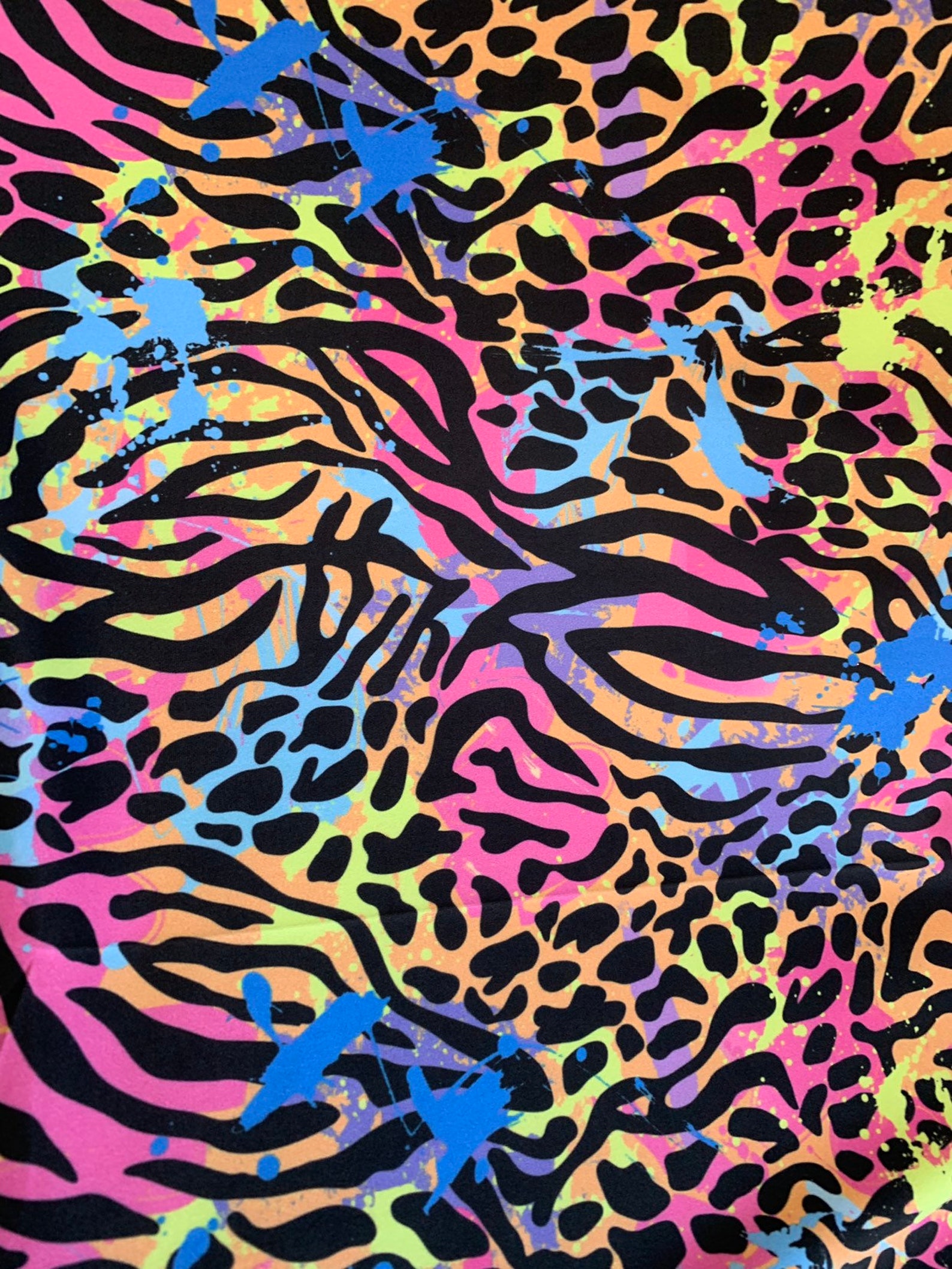 New Multiple Animal Print Design on Heavy Nylon Spandex 4way Stretch 58 ...