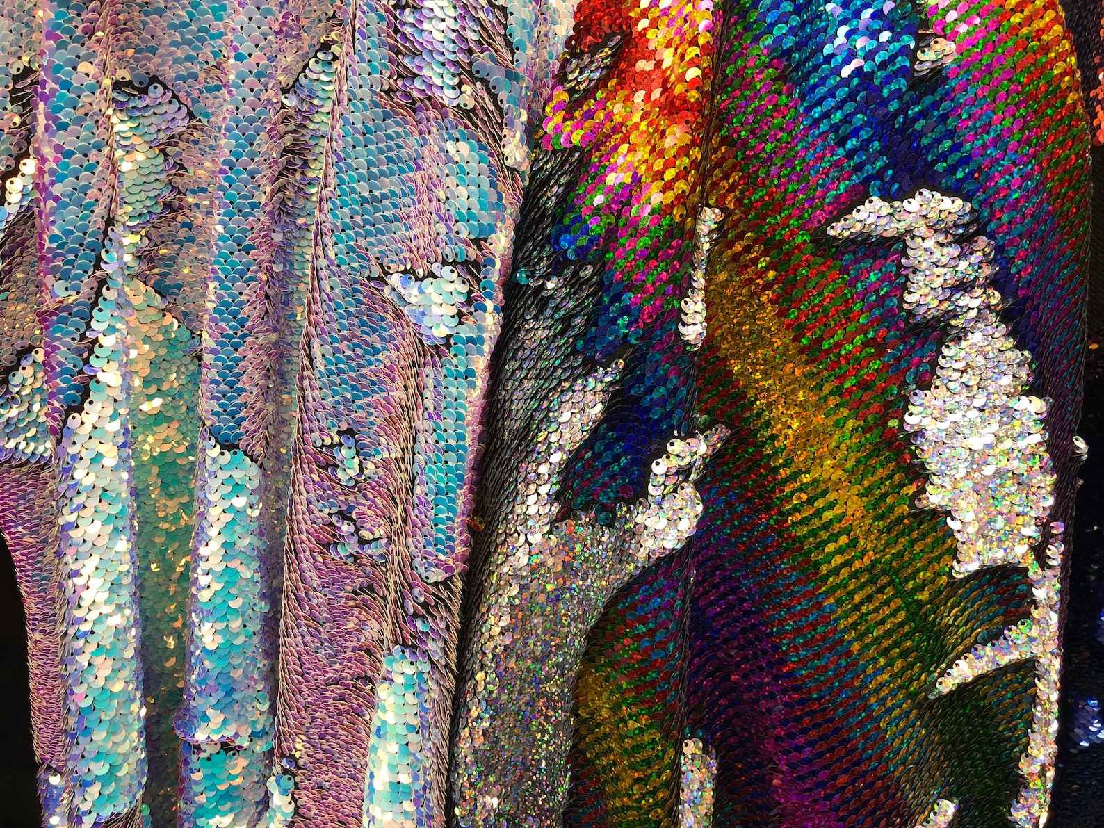 New colors flip up sequins reversible sequins 5mm in spandex | Etsy