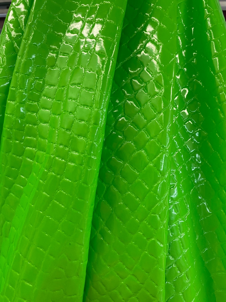 New Alligator Stretch Vinyl Neon Colors 4-way Stretch 58/60 - Etsy