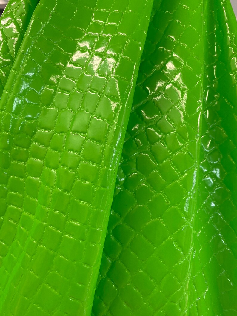 New Alligator Stretch Vinyl Neon Colors 4-way Stretch 58/60” Sold by ...