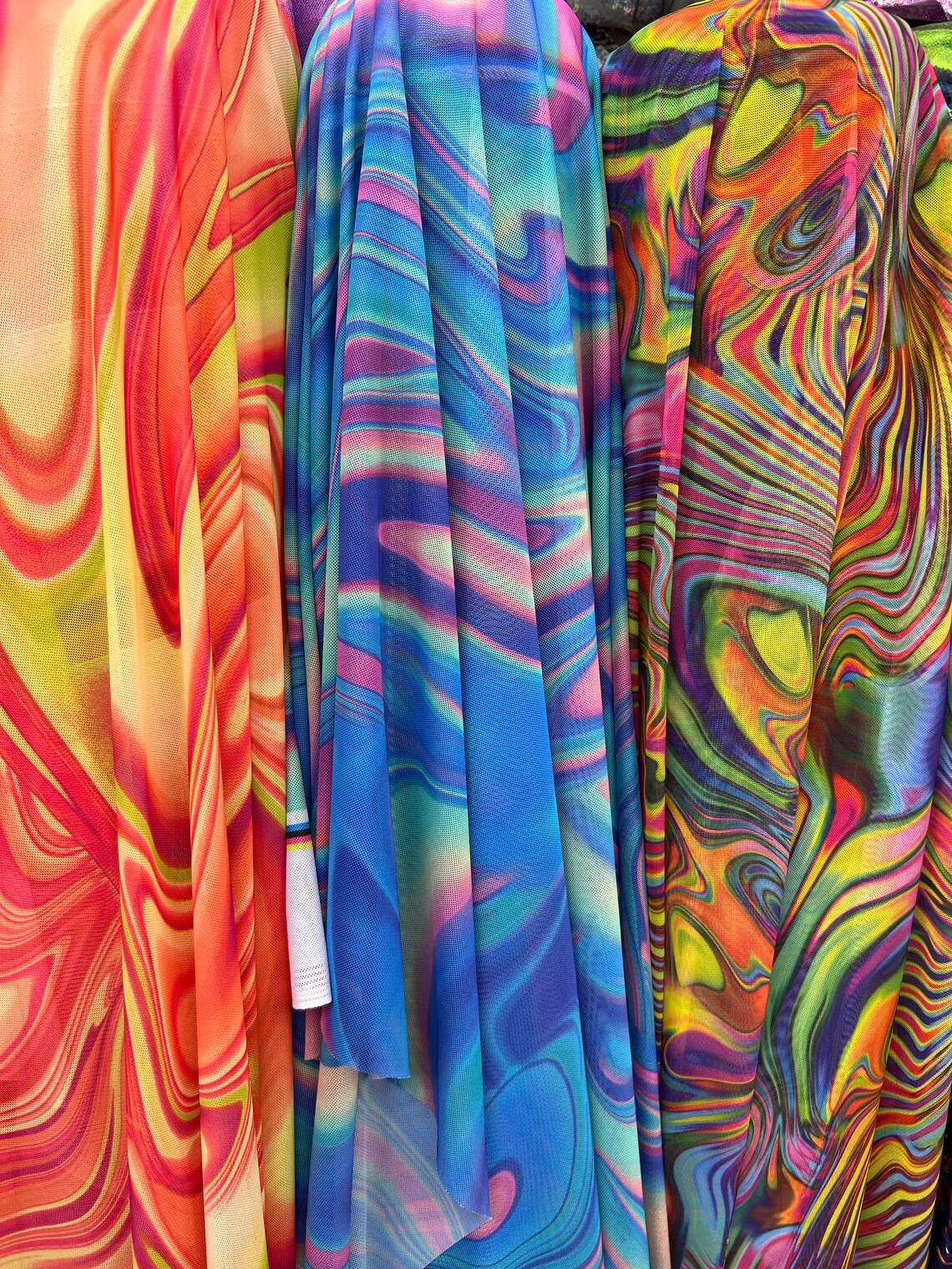 New Modern Abstract Liquid Lava Design Multicolor Print on | Etsy