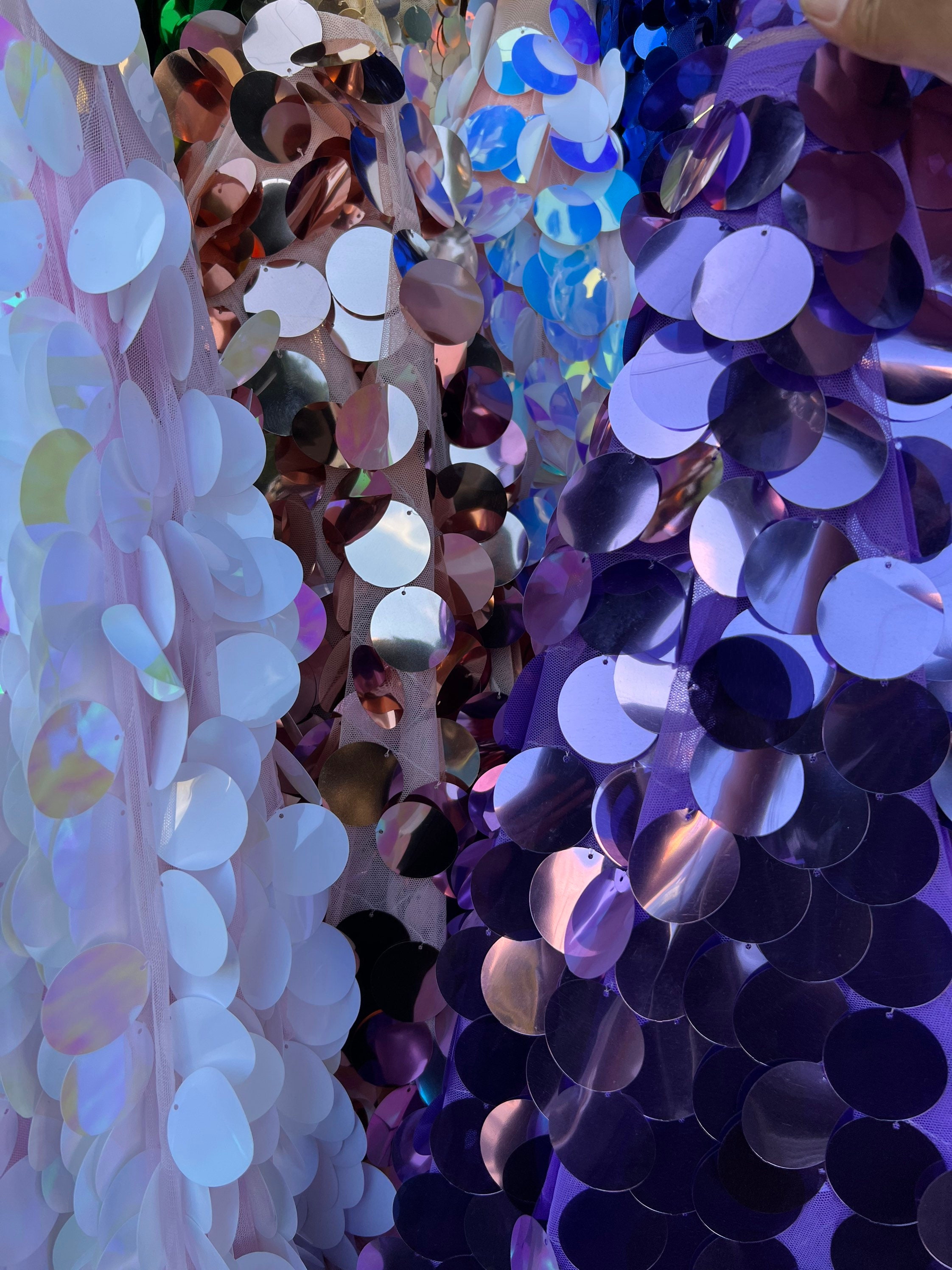 New Jumbo Paillette Sequins Design Iridescent and Shiny Big Sequins ...