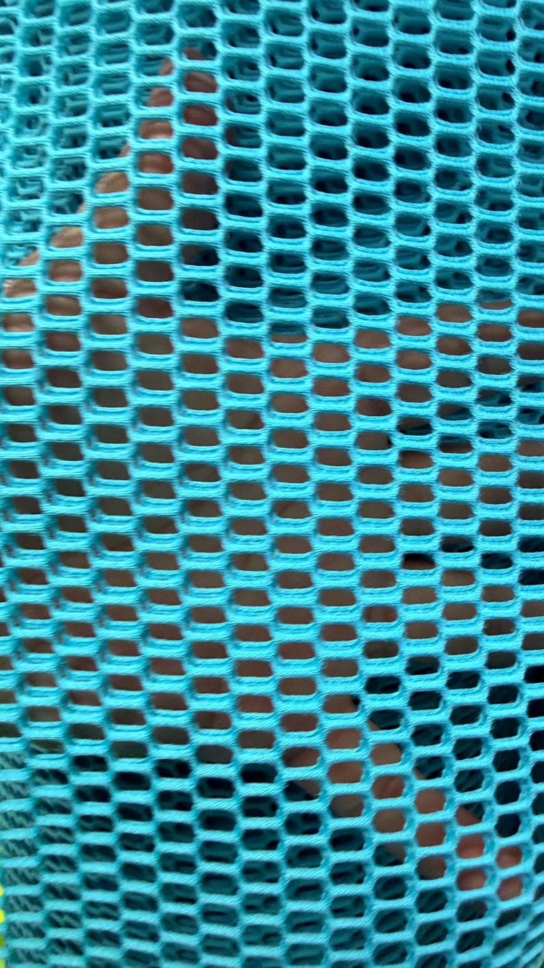 Heavy Sport 3D Mesh With Big Holes 2way Stretch 58/60” Sold by the YD ...