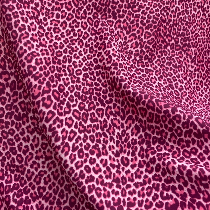 Pink Cheetah Print Fabric - Etsy