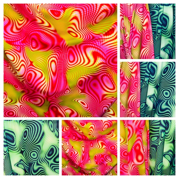 Trippy Fabric - Etsy