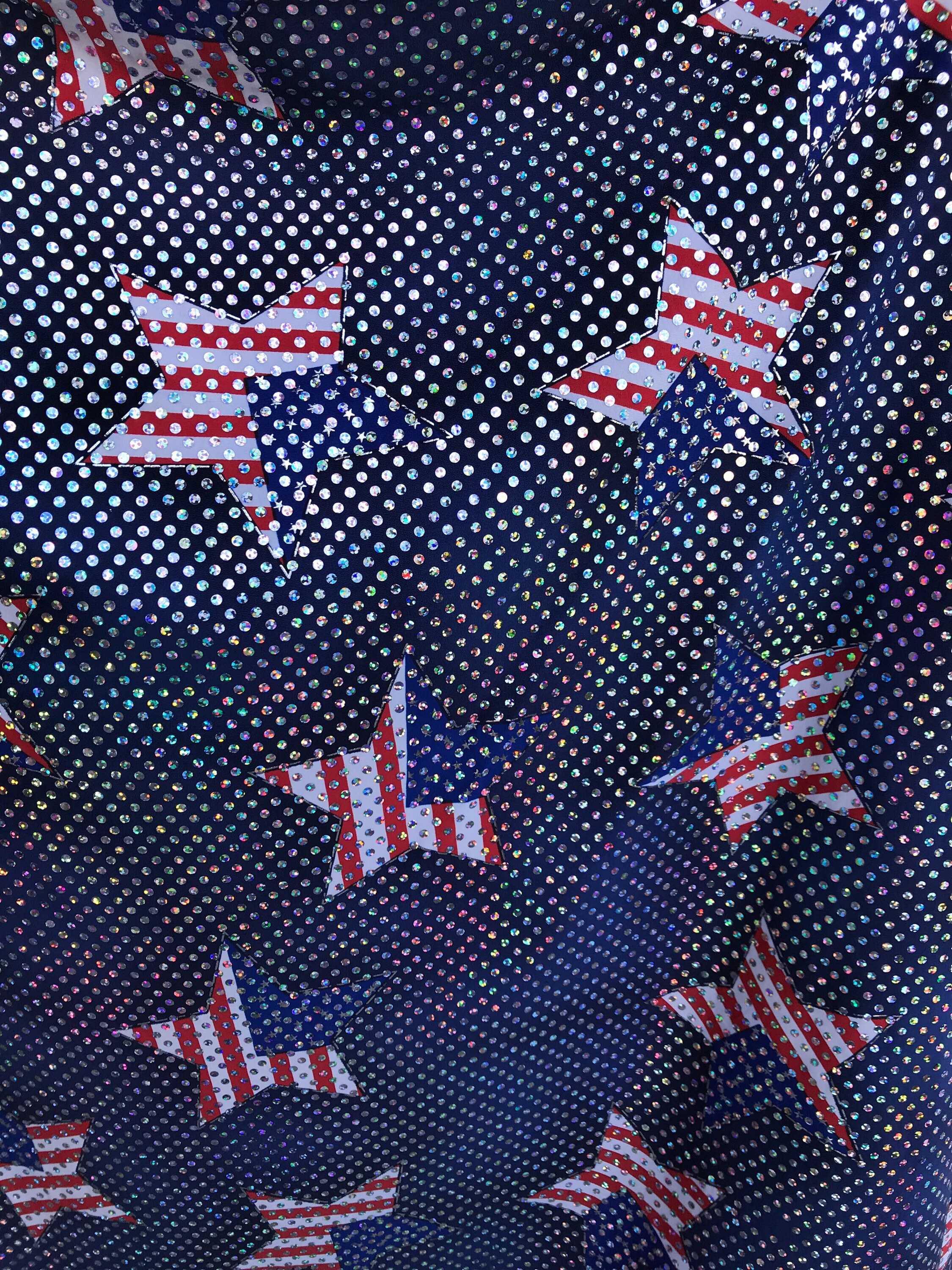 New American Star Design Spandex Fabric 4wah Stretch With | Etsy