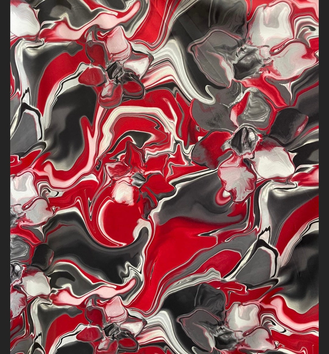 New Modern Abstract Lava Design Multicolor Print on Best Quality of ...