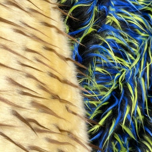 Luxury Faux Fur 2 Tone Shaggy Design High Quality Sold by the YD and 1/ ...