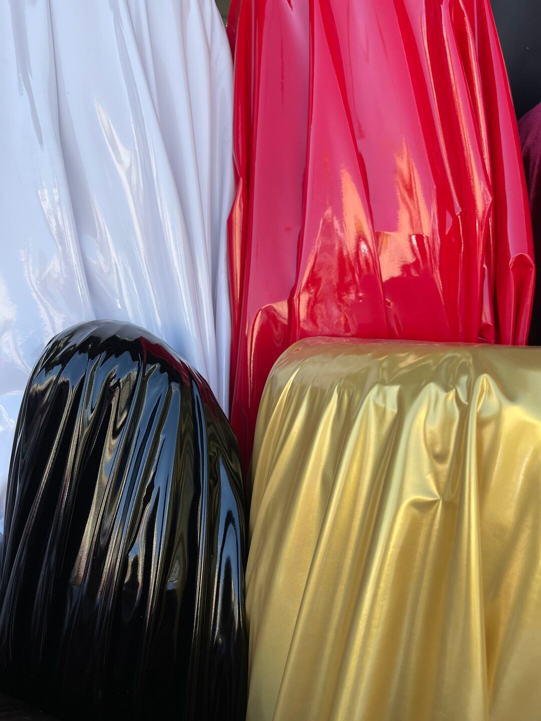 Látex New Colors in Stock Shiny Vinyl 4-way Stretch 58/60” Sold by the ...