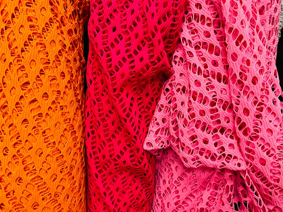 New Modern Spider Mesh Nylon Spandex 4-way Stretch 58/60” Sold by the ...