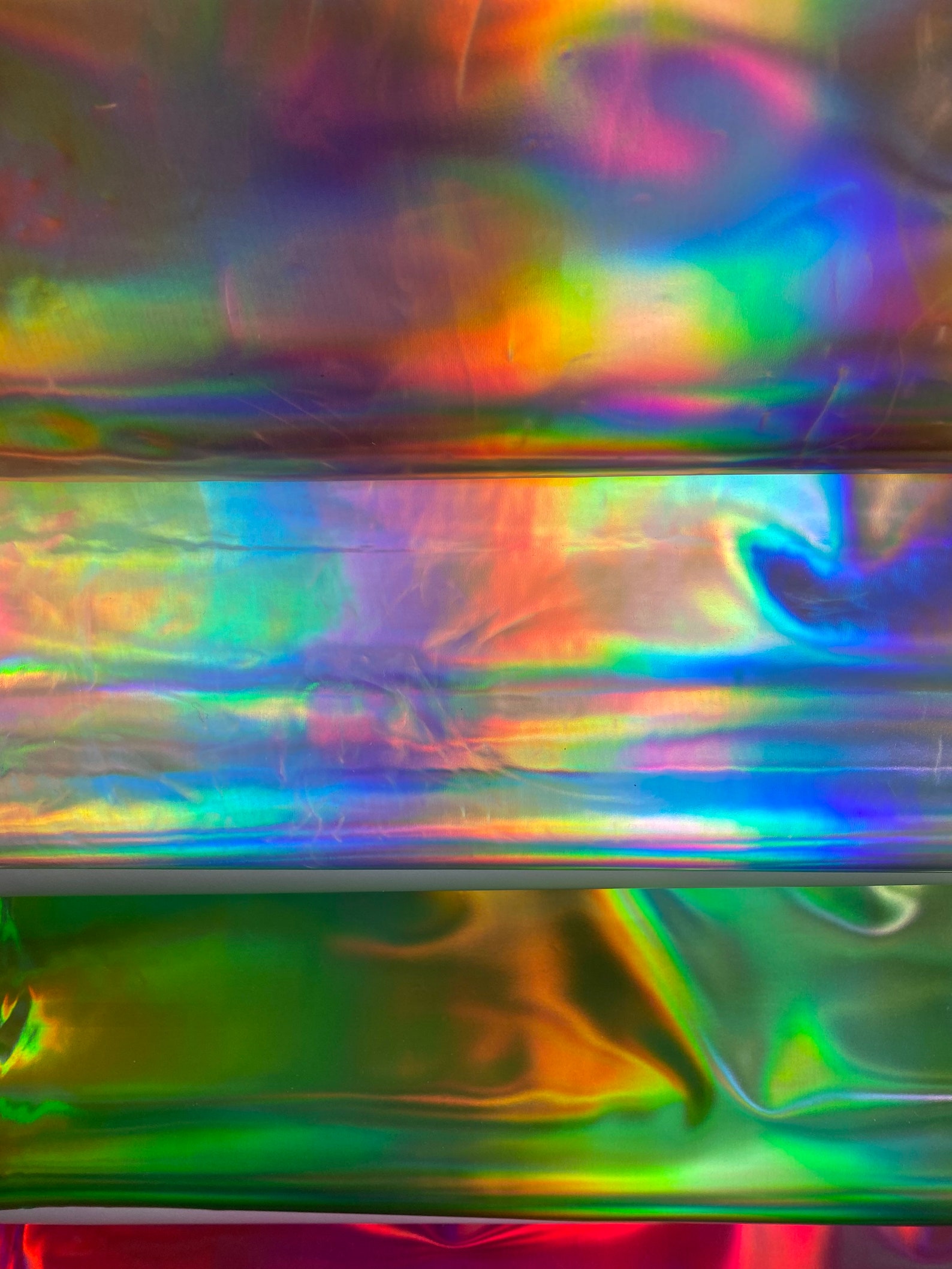 New Luxury Iridescent Vinyl Medium Weight 2-way Stretch - Etsy