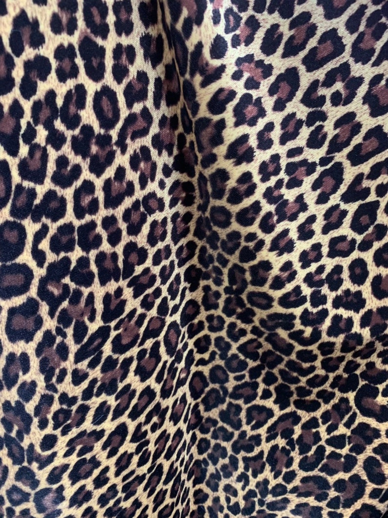 Cheetah design print on heavy velvet 4way stretch 58/60 | Etsy
