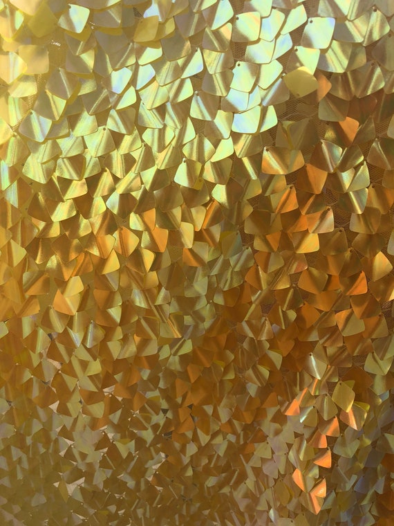 New Sequins Square Design Iridescent 2tone Sequins on Stretch | Etsy