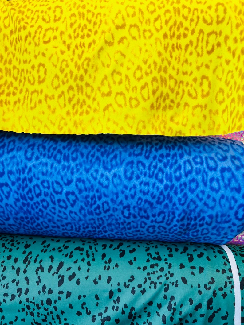 Exotic Leopard Design Print on Great Quality of Nylon Spandex - Etsy