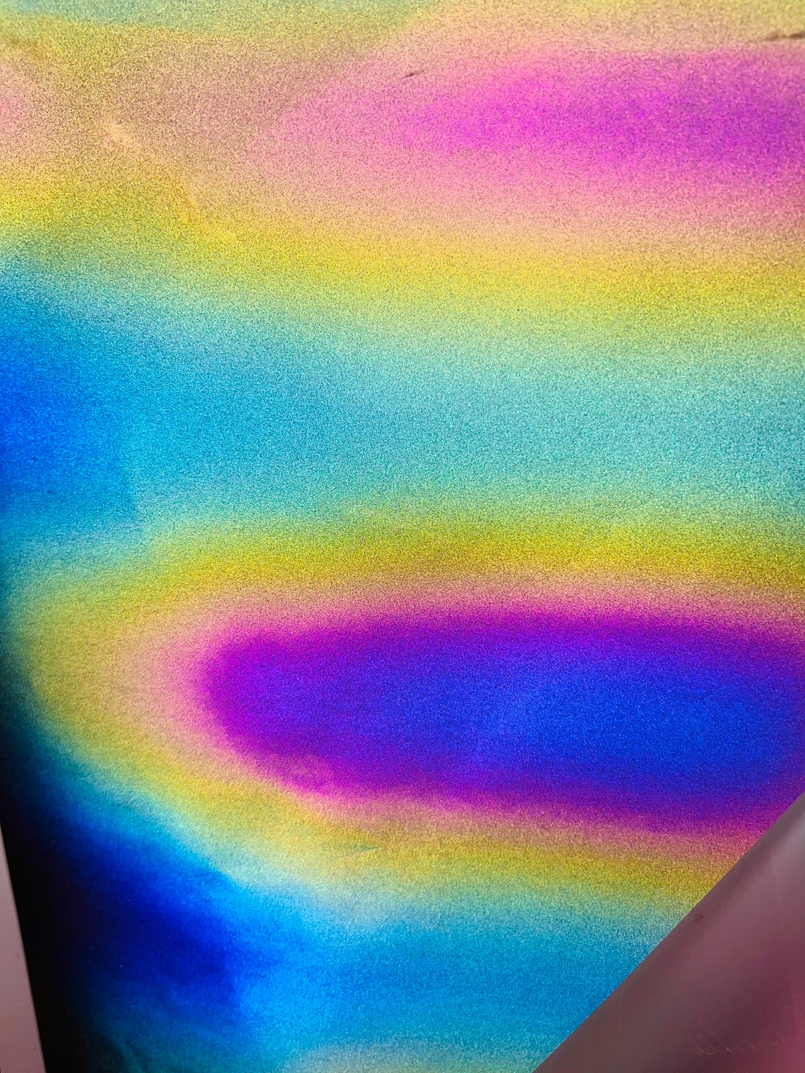 New Reflective Rainbow Heavy Vinyl Non Stretch 58/60 Sold by - Etsy