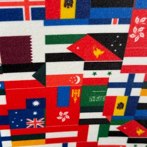 Nation International Flags Design Print on Great Quality of Stretch ...