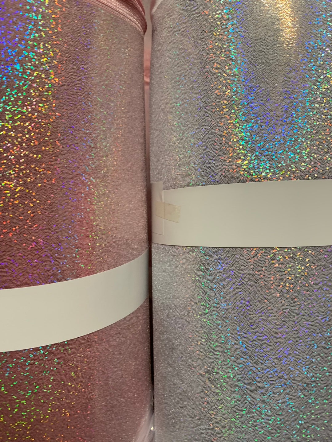 Sparkle Hologram Metallic Nylon Spandex 4way Stretch 58/60" Sold by the ...