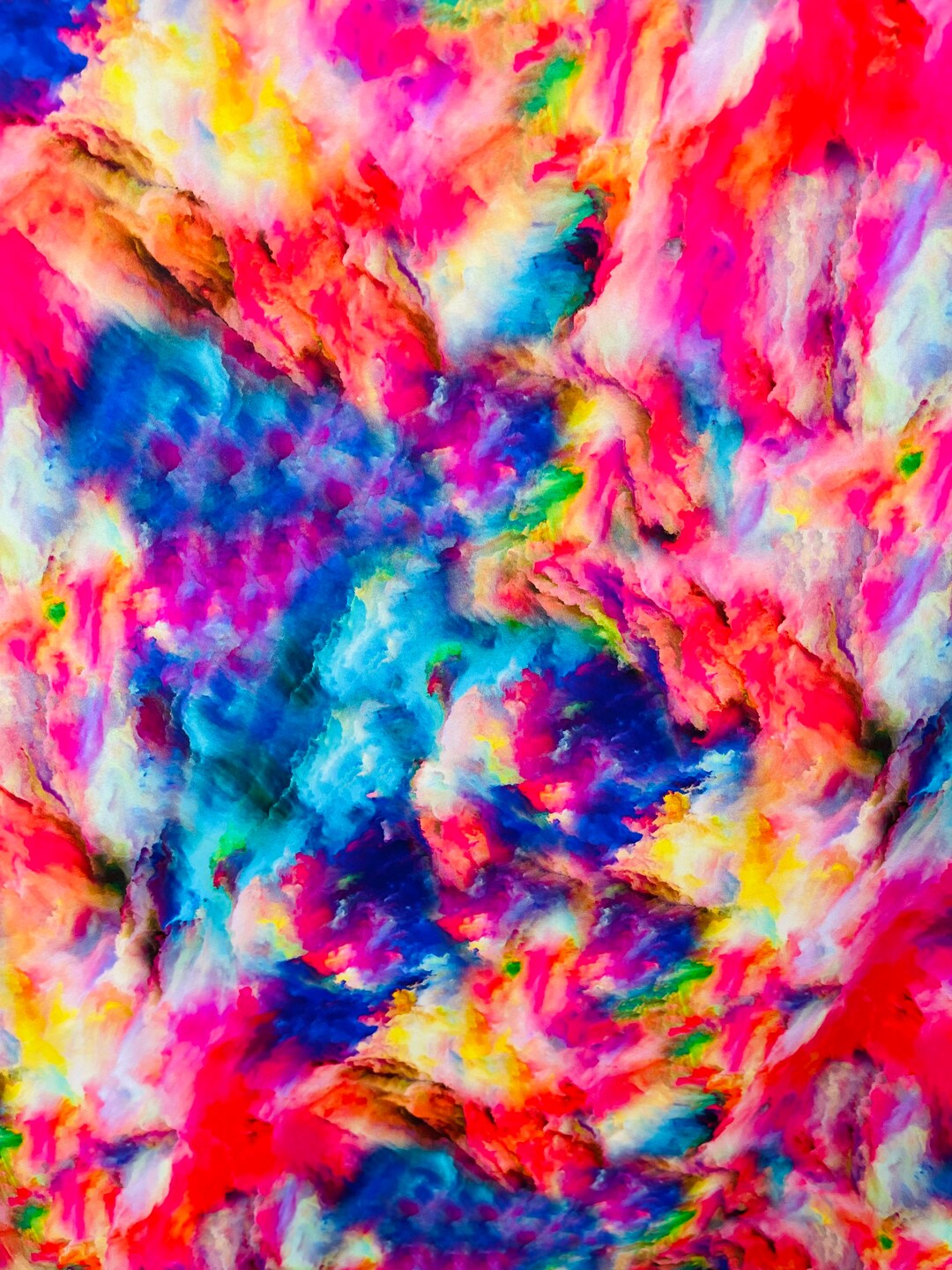 New Modern Art Design Print on Poly Best Quality of Nylon Spandex 4-way ...