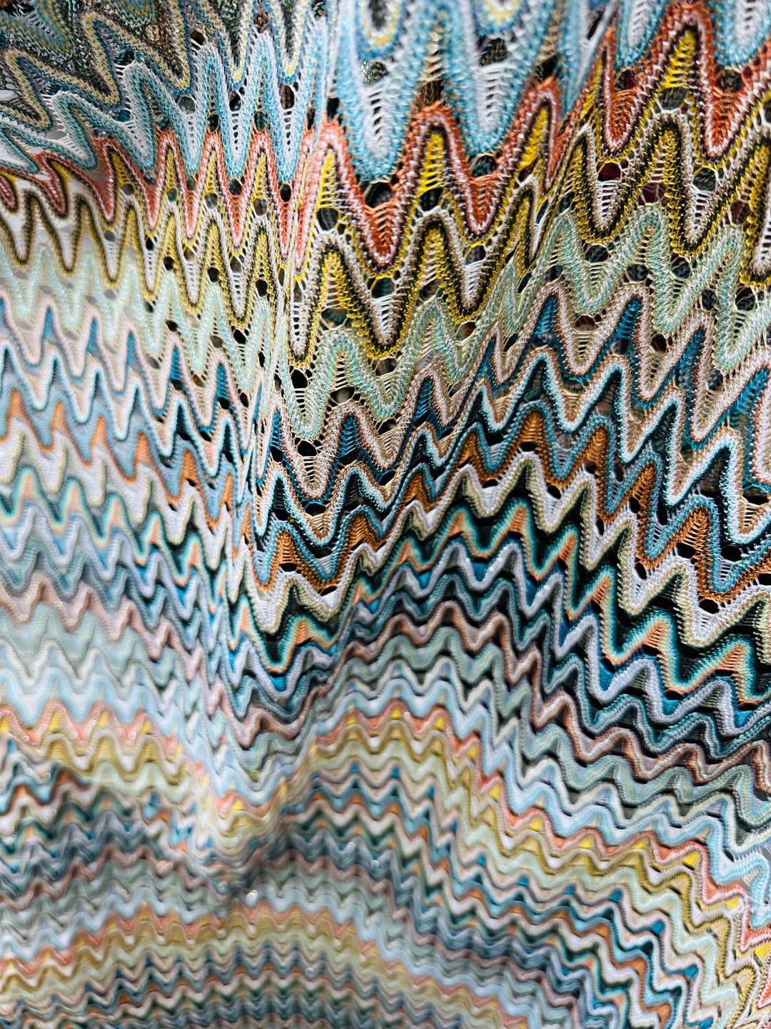 New Lace Crochet Design Multicolor 4-way Stretch 58/60” Sold by the YD ...