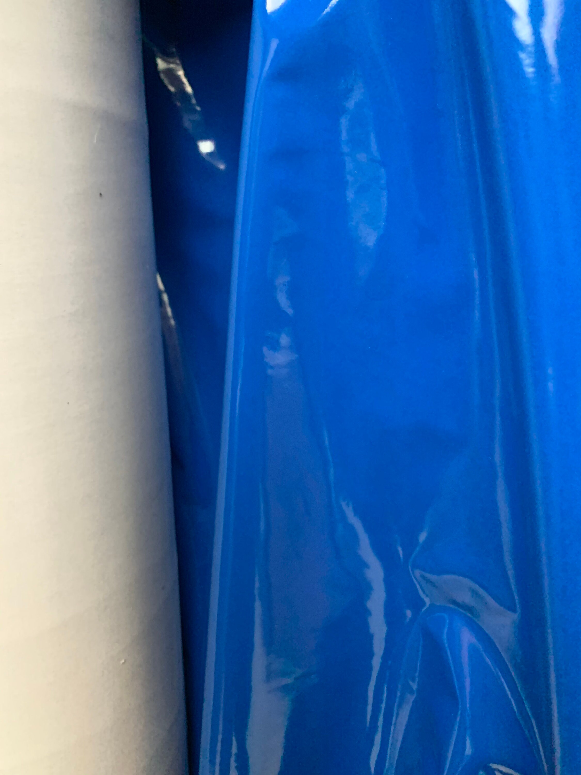 Latex Spandex Vinyl Shining Sapphire Blue Color 4way Stretch | Etsy
