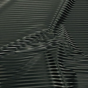 3D Striped Super Shiny Black Vinyl 2-way Stretch 58/60” Sold by the YD ...
