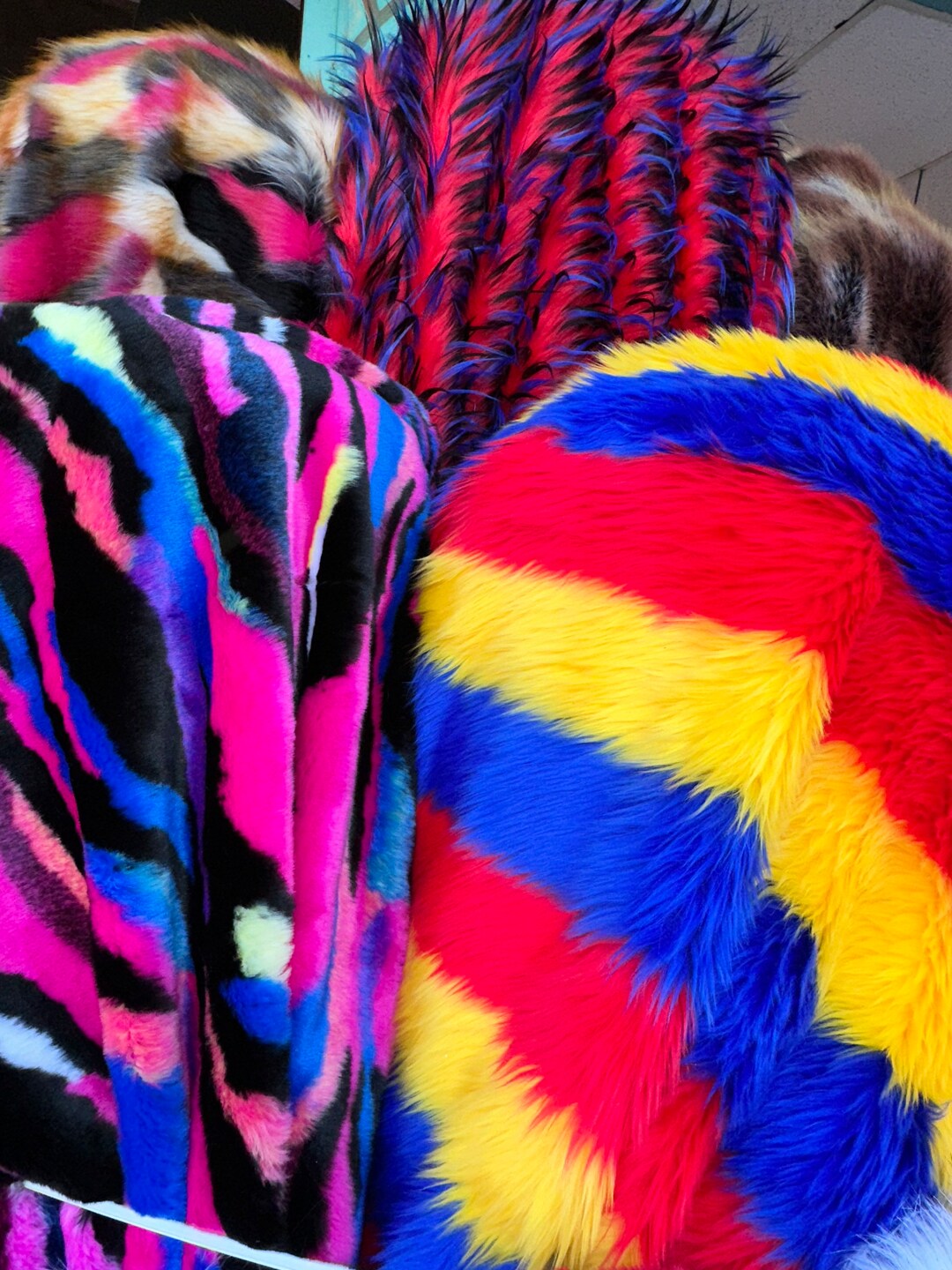 Luxury Faux Fur Multiple Designs High Quality Sold by the YD and 1/2 Yd ...