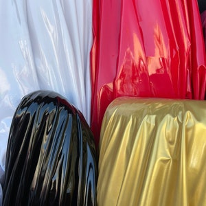 Látex New Colors in Stock Shiny Vinyl 4-way Stretch 58/60” Sold by the ...