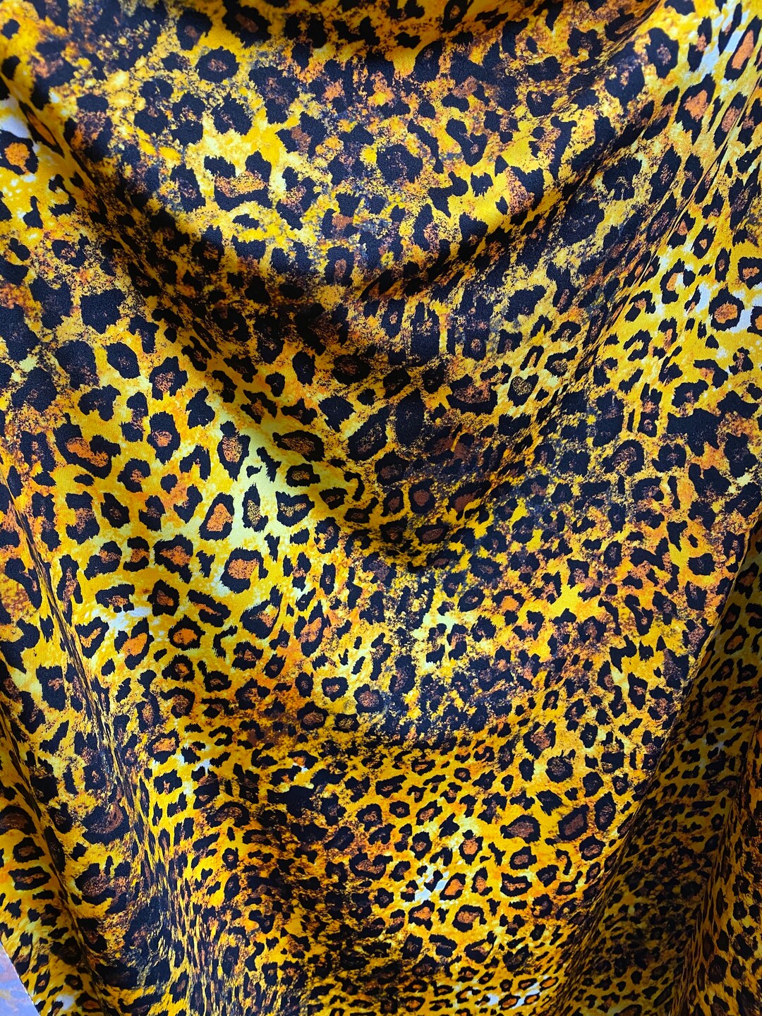 New Print Nylon Spandex Animal Print Leopard Design 4-way Stretch 58/60 ...
