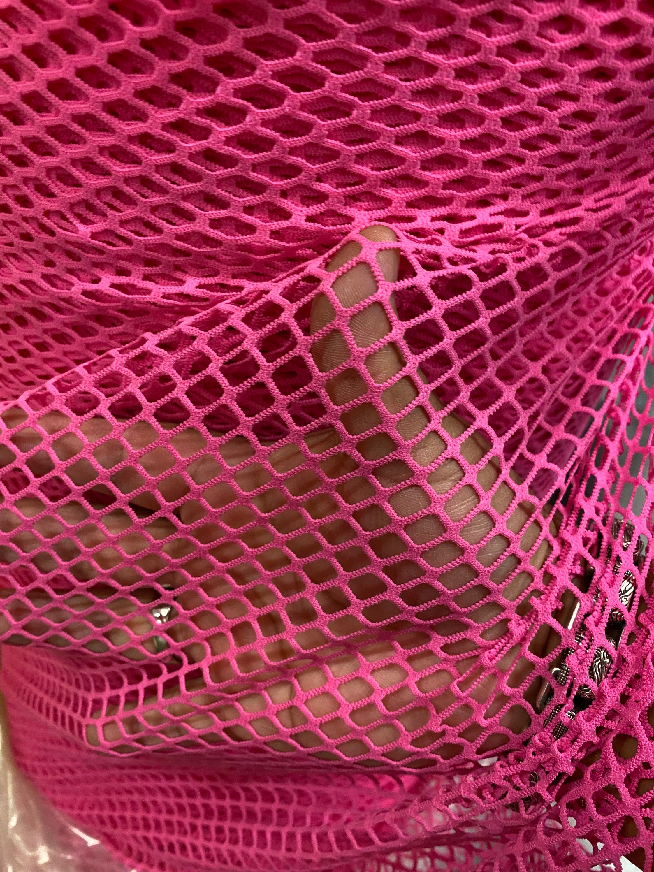 New fishnet medium size nylon spandex mesh 4-way stretch | Etsy