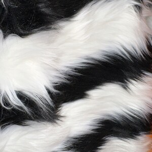 Luxury Faux Fur Stripes Design High Quality Sold by the YD. Ships ...
