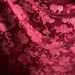 New Italian Embossed Velvet Flower Design Merlot Color Luxury 4-way ...