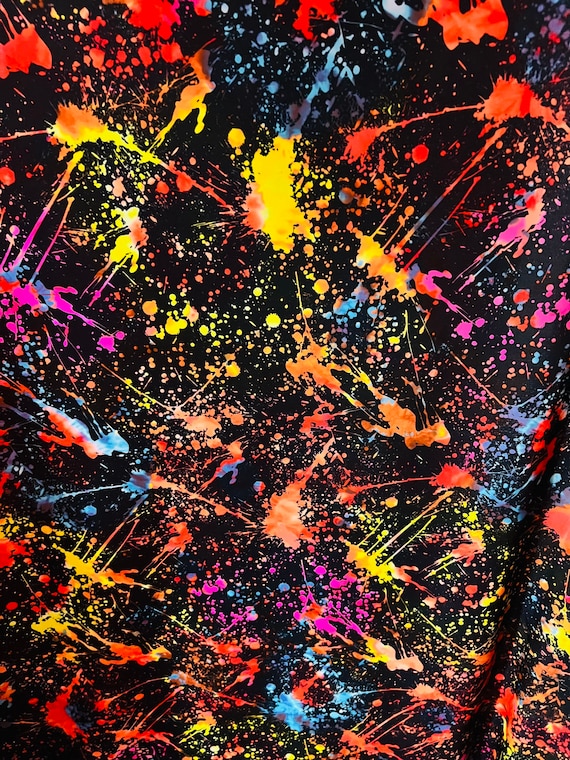 Colorful Paint Splatters SPLATTER: Immersive Action Painting