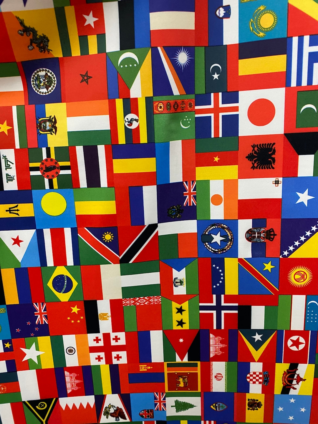 Internacional Multi Flags Design Print on Best Quality of Nylon Spandex ...