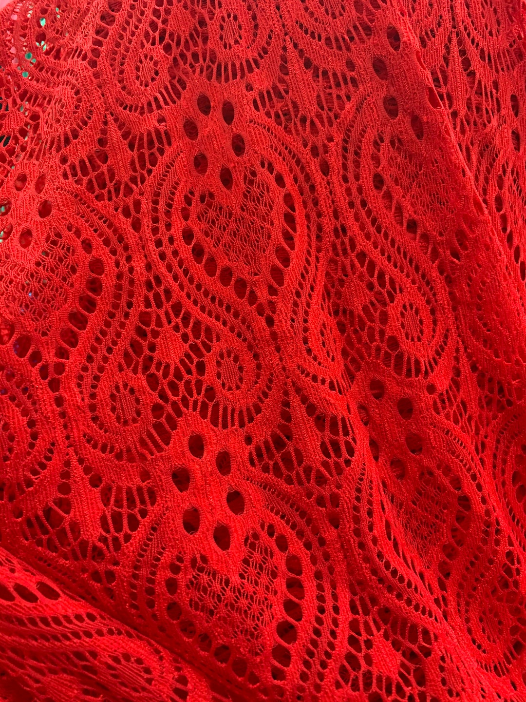 New Stretch Lace Isabella Design 4-way 58-60” Sold by the YD. Ships ...