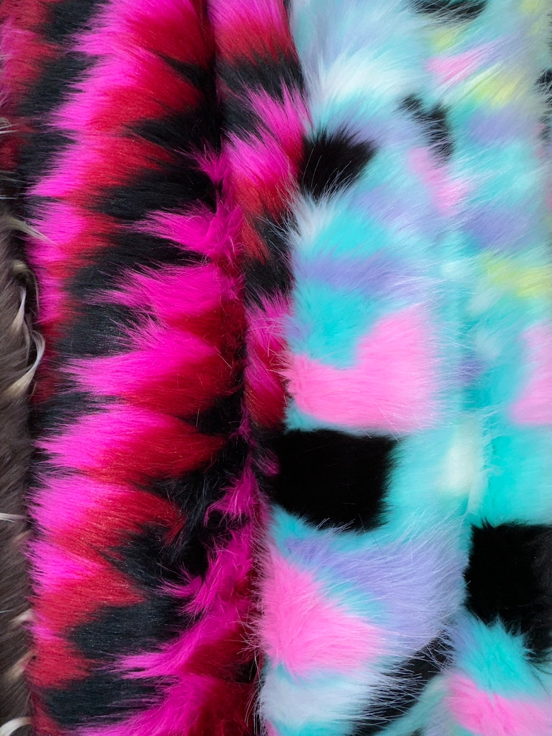 Luxury Faux Fur Multiples Design High Quality Sold by the YD and 1/2 Yd ...