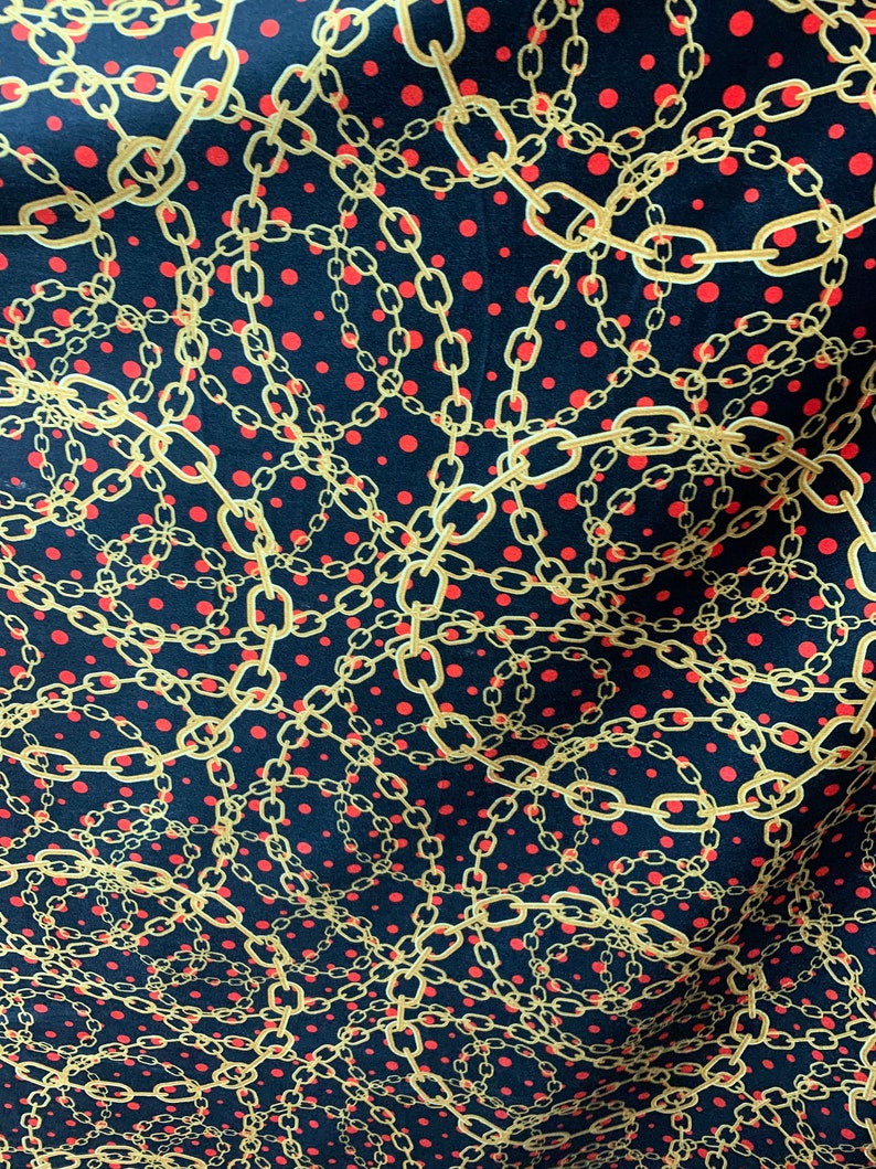 New Luxury Velvet With Chain & Dots Design Black/gold Chains - Etsy