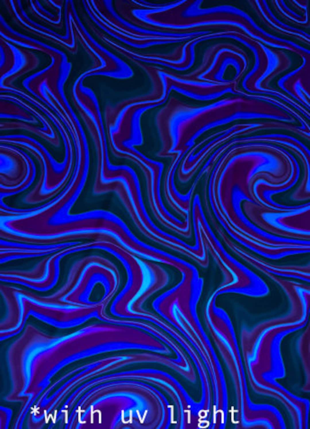 Lava Abstract Design Red Multicolor It Glow in the Dark With Black ...
