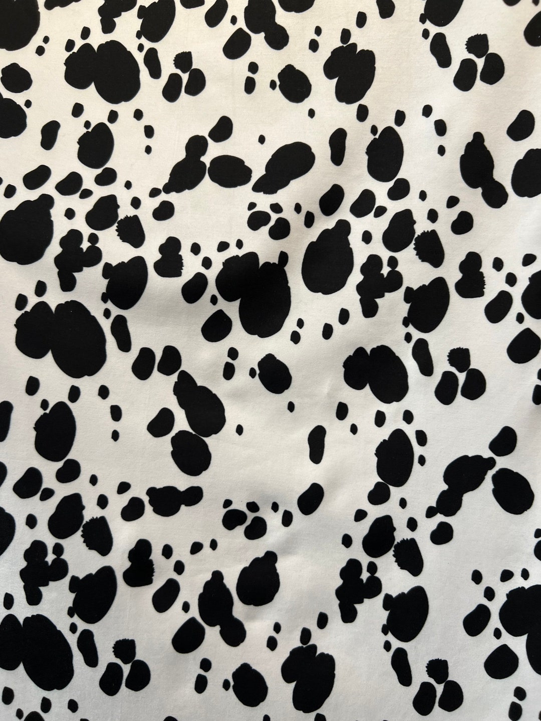 Dalmatian Design Print on Great Quality of Jumbo Spandex 4-way Stretch ...