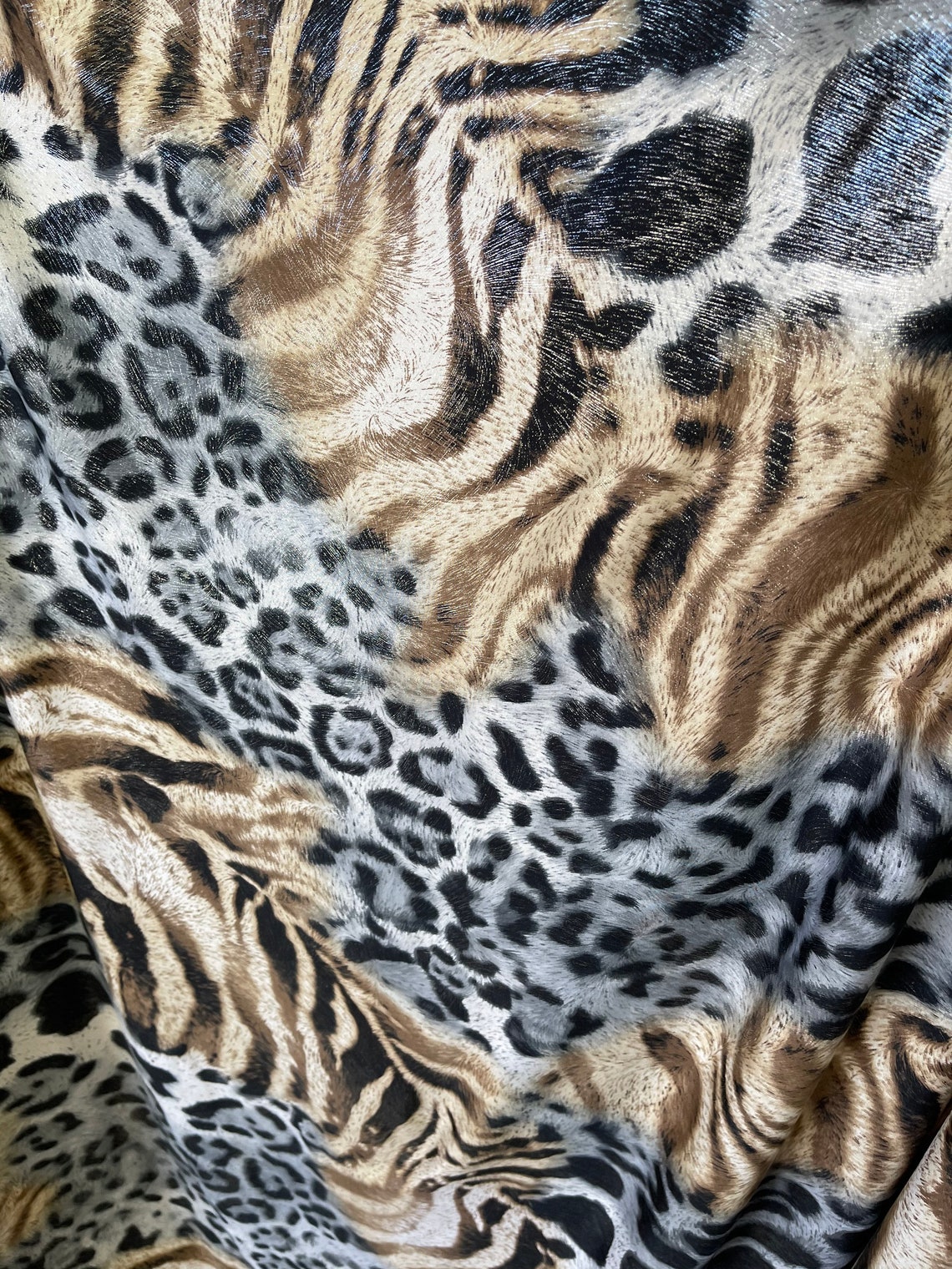 Exotic Animal Print Design Print on Poly Spandex Medium Weight - Etsy