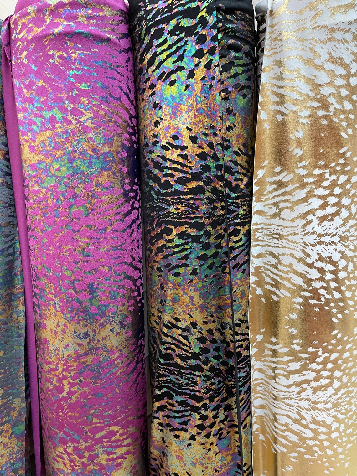 Predator design New Exotic Animal print with Iridescent foil | Etsy