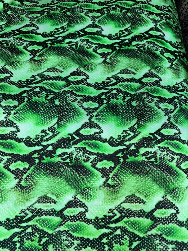 New Venom Snake Design Green/black Print on Best Quality of | Etsy