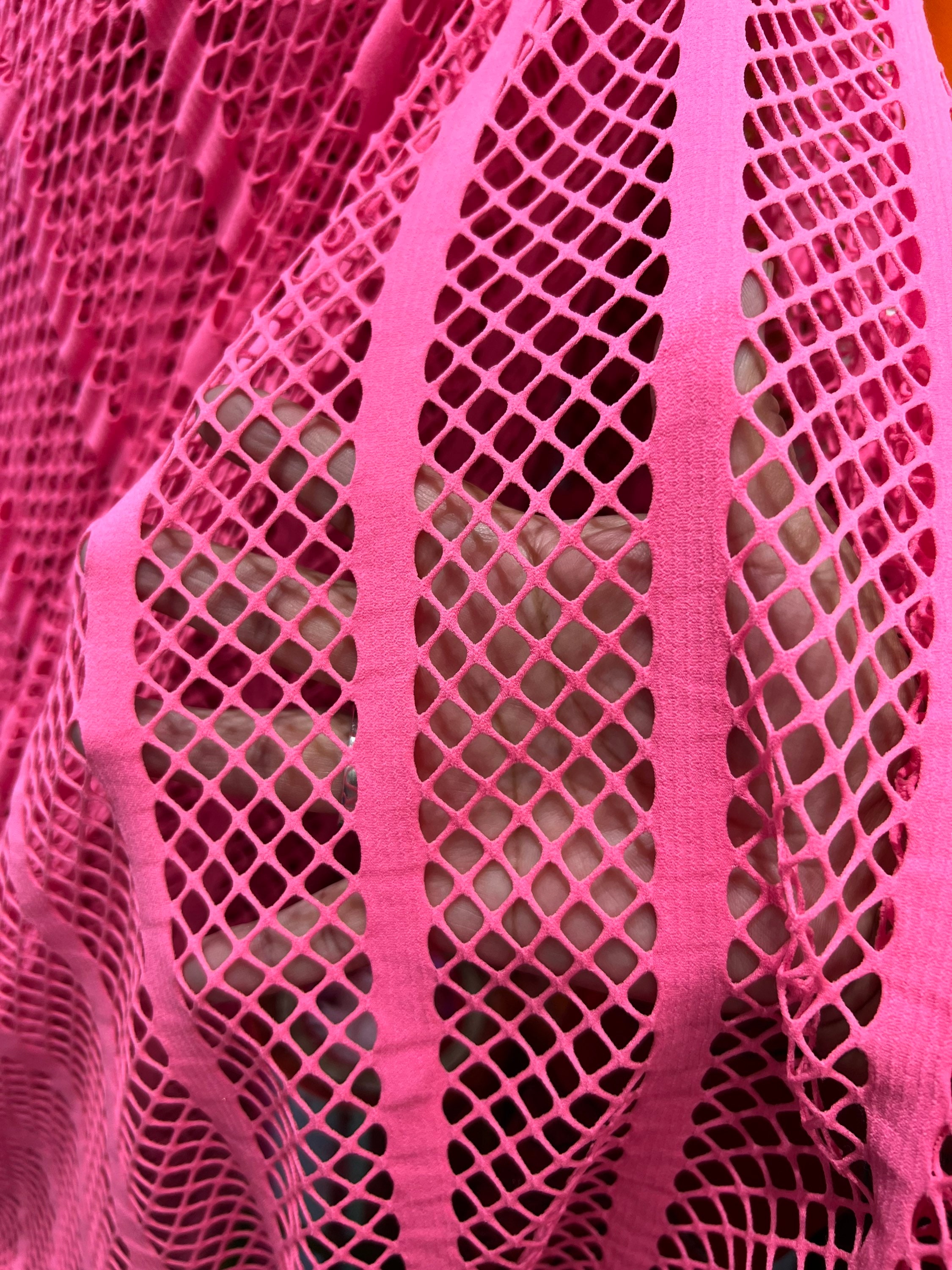 Stripe Fishnet Design Nylon Spandex Fishnet 4-way Stretch 58/60” Sold ...