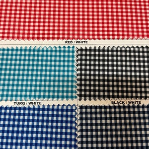 Gingham Design Small Size Printed on Best Quality of Nylon Spandex 4 ...