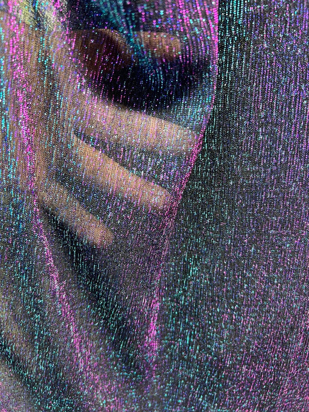 New Pleated Metallic Stretch Mesh 4way Stretch 58/60” Sold by the YD ...