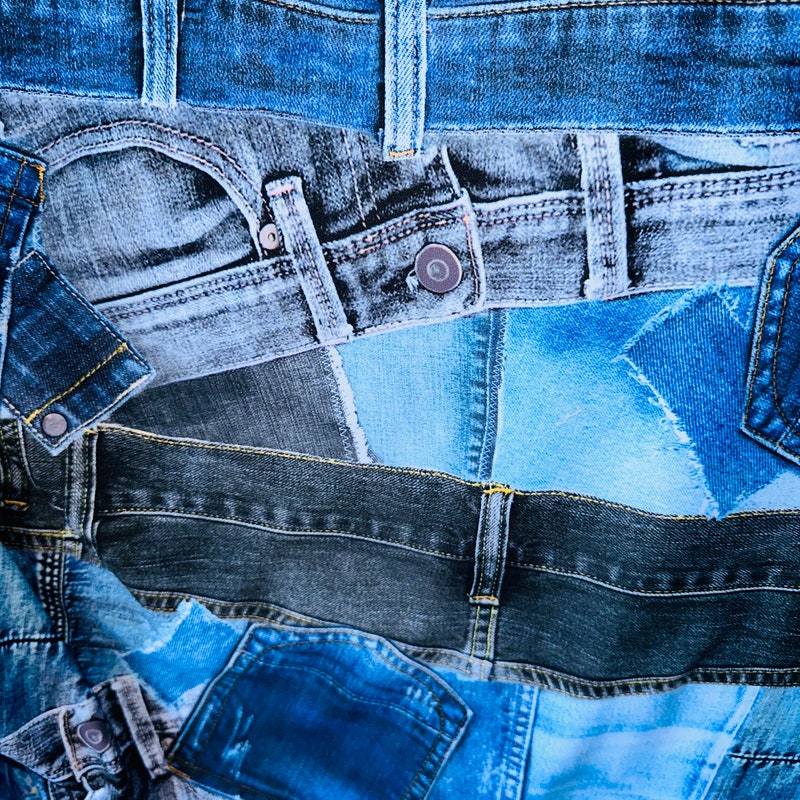 Abstract Jeans - Etsy