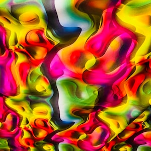New Luxury Abstract Design Multicolor Print on Best Quality of Nylon ...