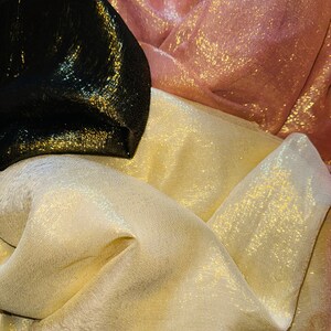 Silk Metallic Chiffon Multi Colors 2way Stretch 44/45" Sold by the YD ...